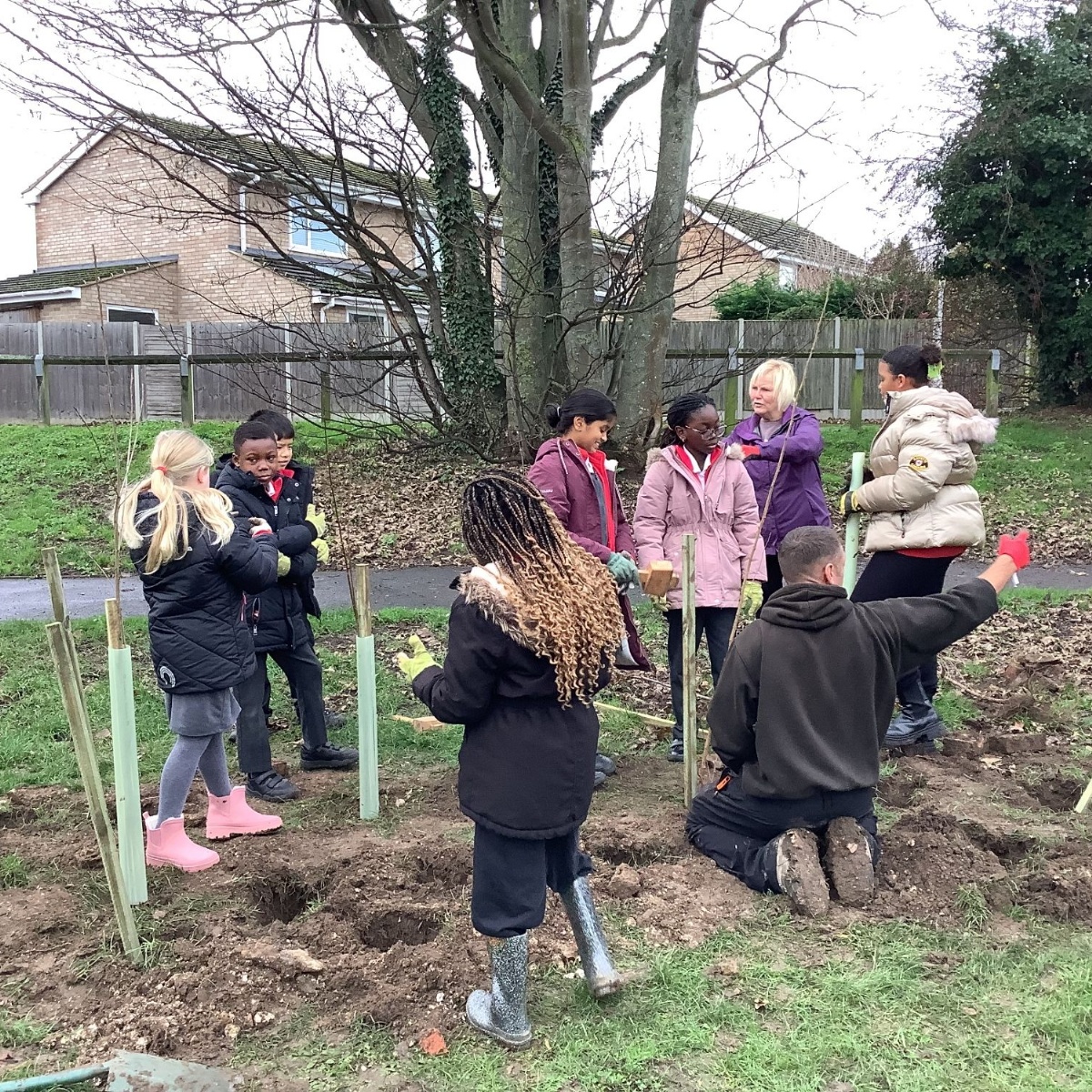 South Avenue Primary School - Tree Planting